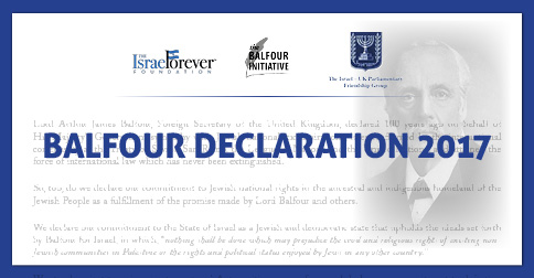 Signatories of the Balfour Declaration 2017: The Israel Forever Foundation