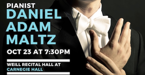 Before His Aliyah: Classical Pianist Daniel Adam Maltz at Carnegie Hall ...