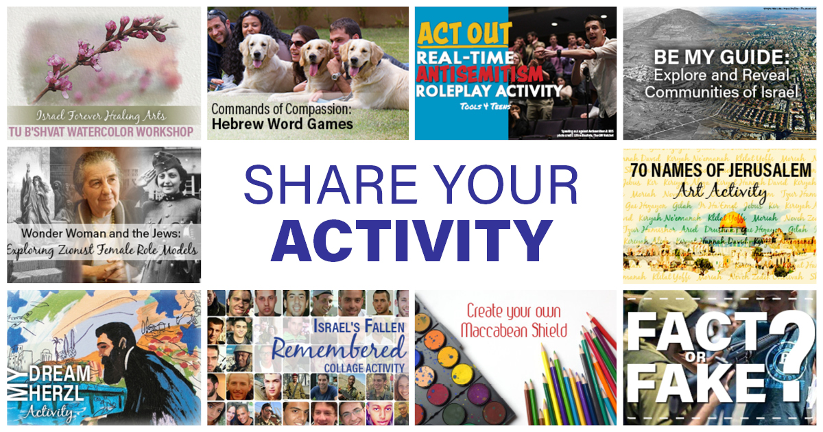 SHARE YOUR ACTIVITY WITH ISRAEL FOREVER: The Israel Forever Foundation