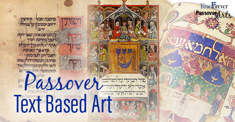 Passover text based art: The Israel Forever Foundation